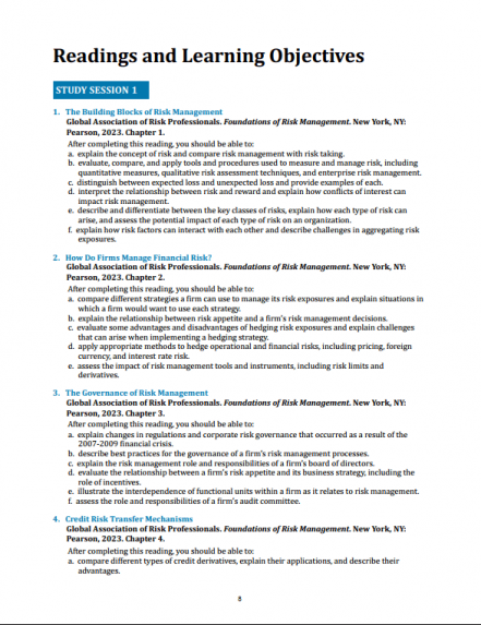 FRM 2024 Part 1 Schweser Notes - CFA eBooks