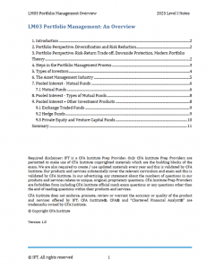 Cfa Level 1 2025 Ift Study Notes Cfa Ebooks