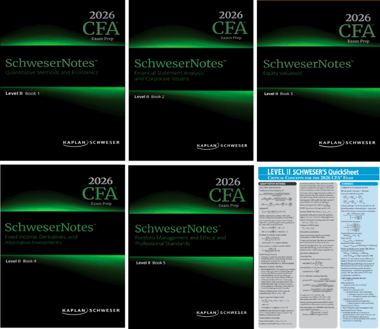 CFA eBooks - 2026 CFA, FRM and CAIA materials